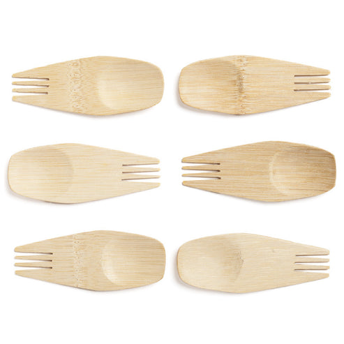 bamboo mini spork – hedgehogshop
