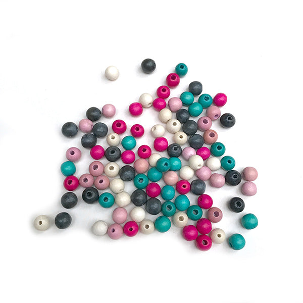 assorted wooden beads – hedgehogshop
