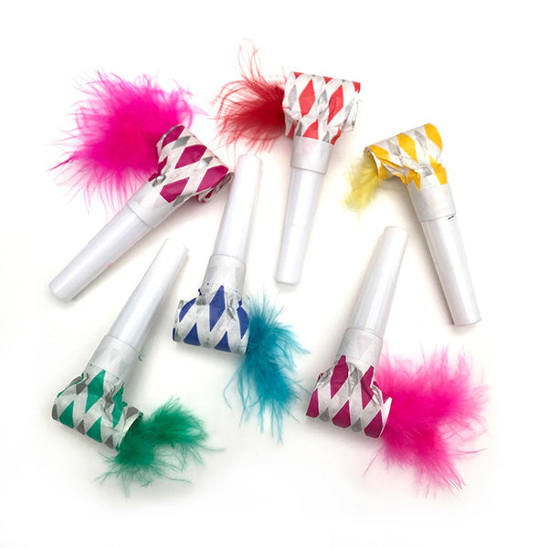party blowers - feathered – hedgehogshop
